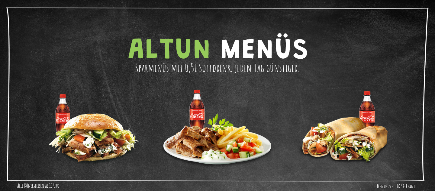 Menüs - ALTUN ...MEIN DÖNER!